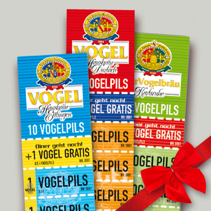 Vogels hausgebraute, unfiltrierte Biere, badische Küche, Biergarten